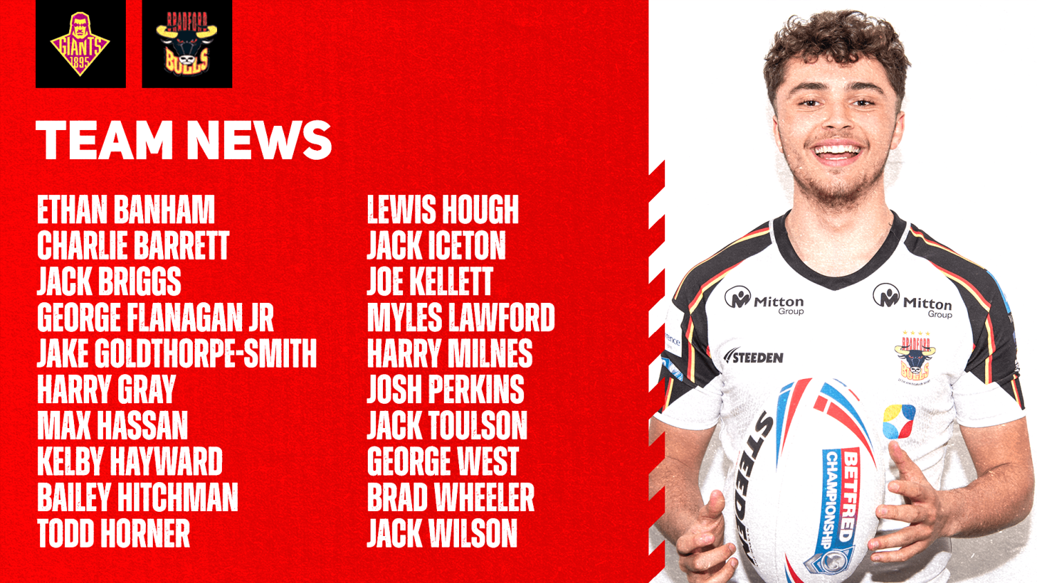 BEATTIE NAMES ACADEMY SQUAD FOR GIANTS CLASH