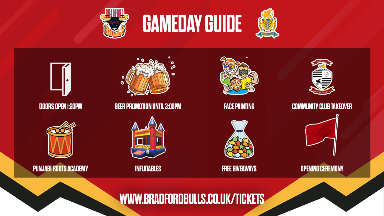 GAMEDAY GUIDE | BRADFORD BULLS VS WHITEHAVEN RLFC