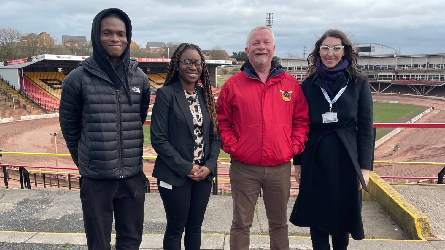 BULLS HOST UNIVERSITY OF BRADFORD STUDENTS